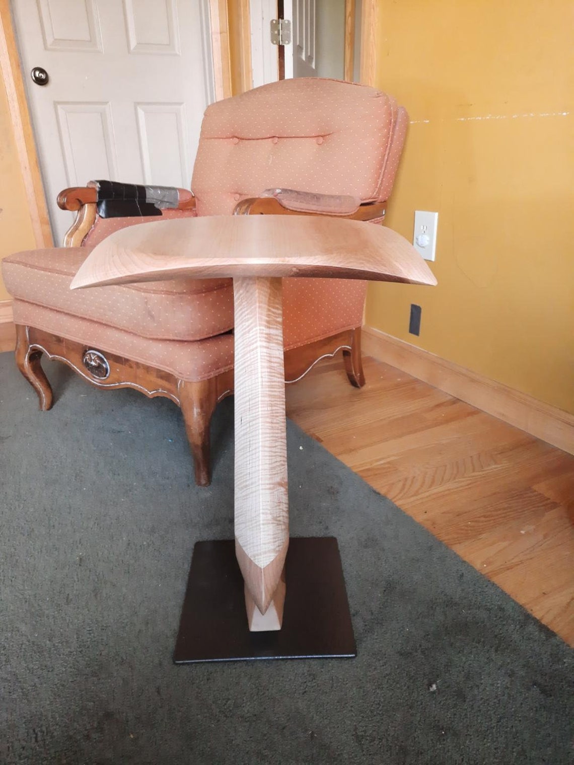 Side Table #9, Modern Tiger Maple, Woodsideendtable ...