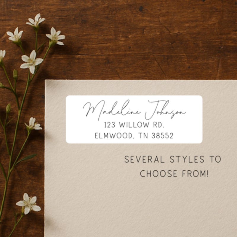 Personalized Mailing Labels - Etsy
