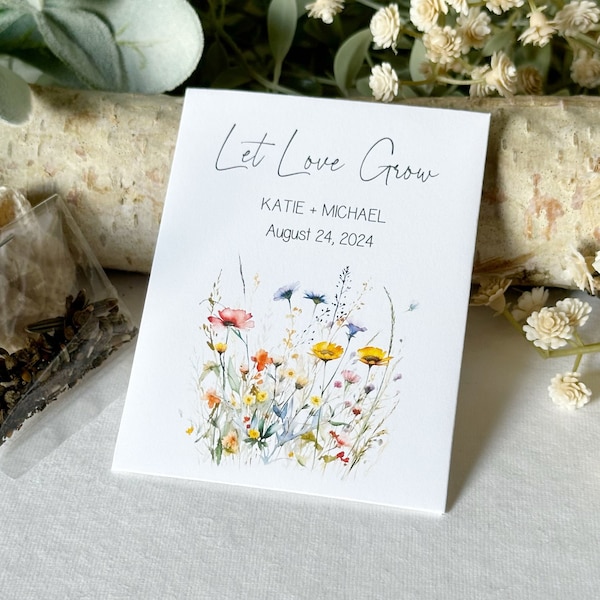 Seed Packet Favors - Etsy