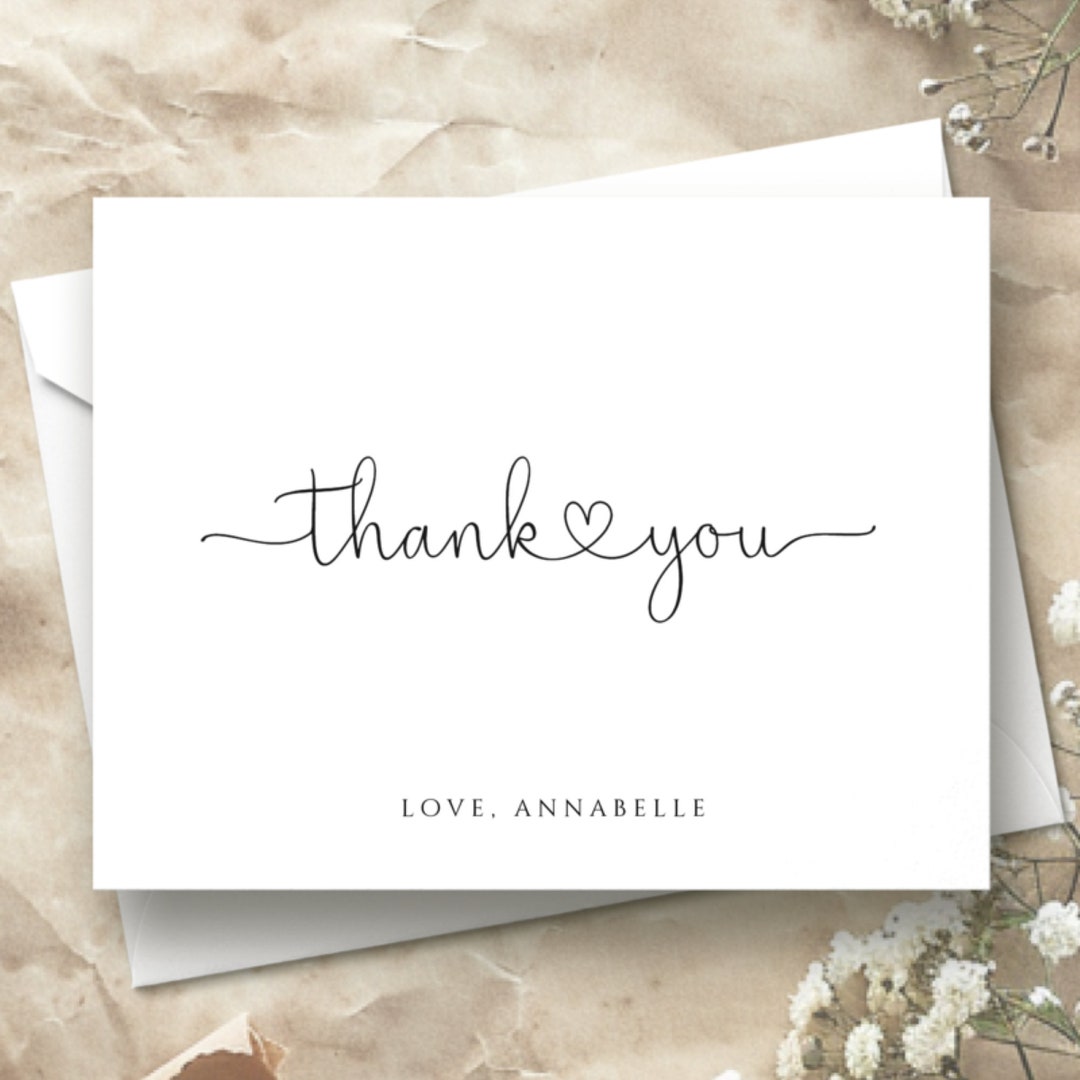 Personalized Stationery | Thank You Cards With Name | From the Desk of ...