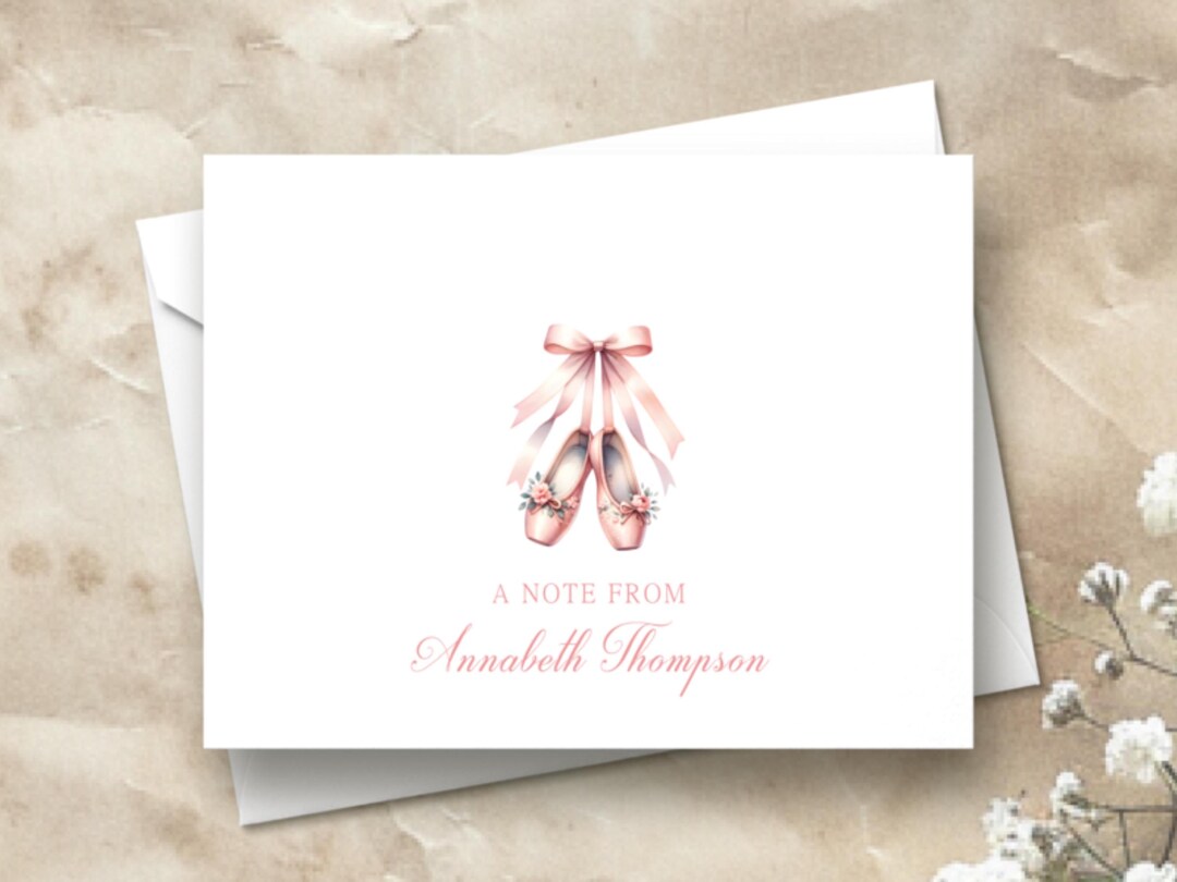 Personalized Ballet Cards ~ Ballet Gift ~ Girl Dancer Gift ~ Gift for ...