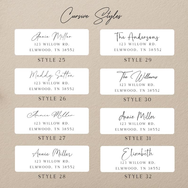 Address Labels ~ Return Address Labels ~ Personalized Address Labels ...