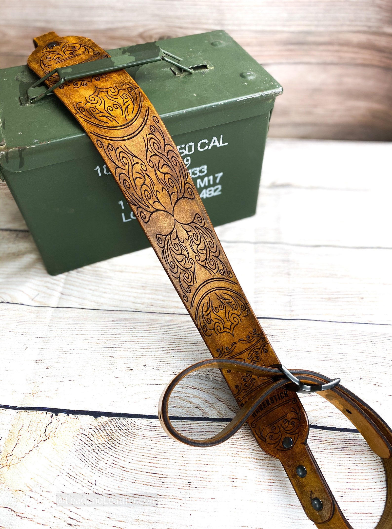 Western Leather Rifle Slings at Everett Reynolds blog