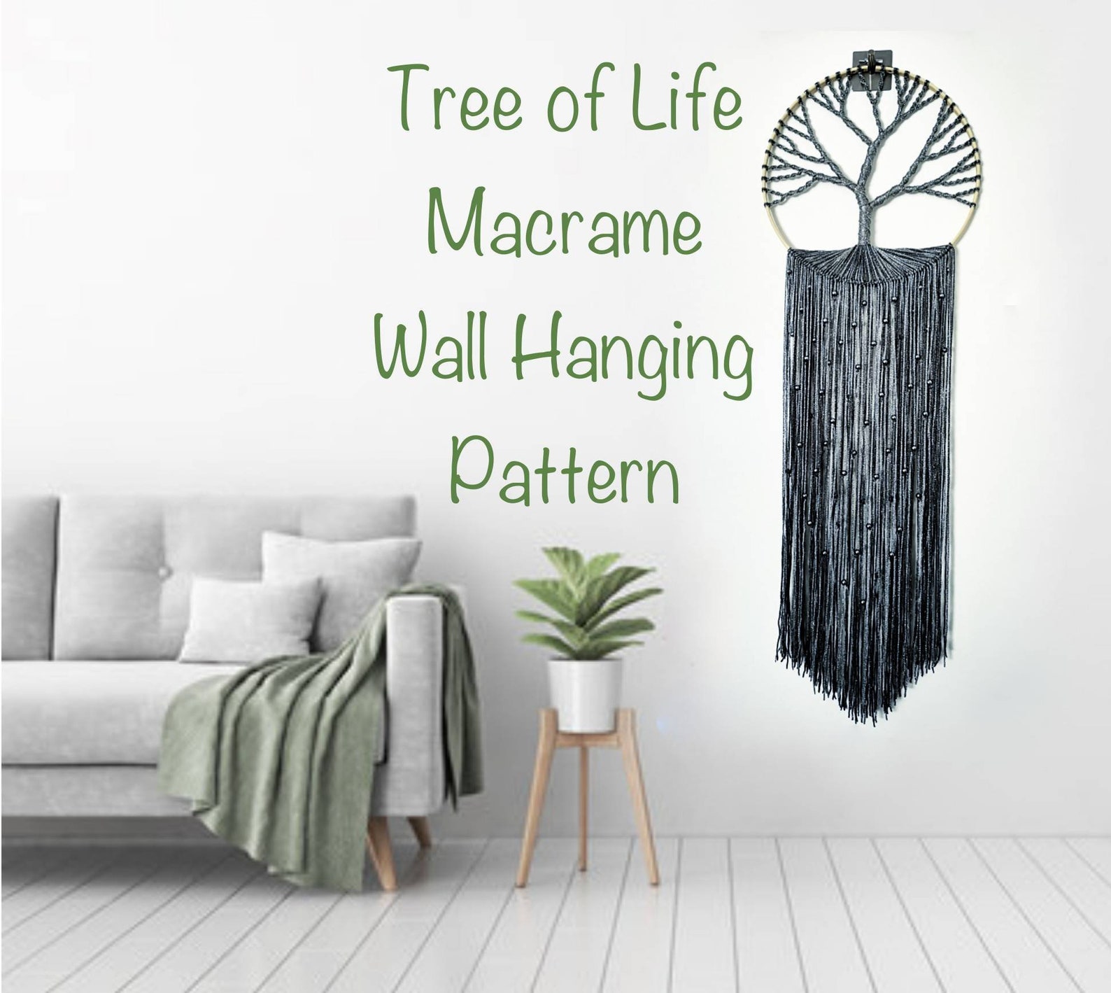 Tree of Life Macrame Wall Hanging Digital Pattern / Step-by-step Guide ...