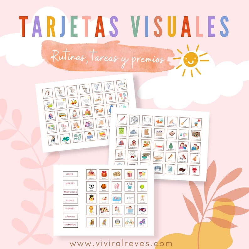 Tabla rutinas | imprimible | Tdah | Tea | descarga directa | rutinas ...