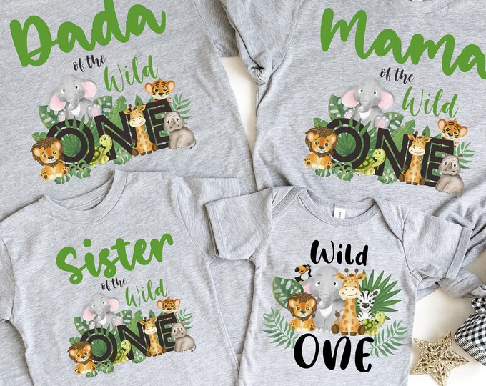 Wild One Safari Coloring Party Favors Wild One Printable Party Animal ...