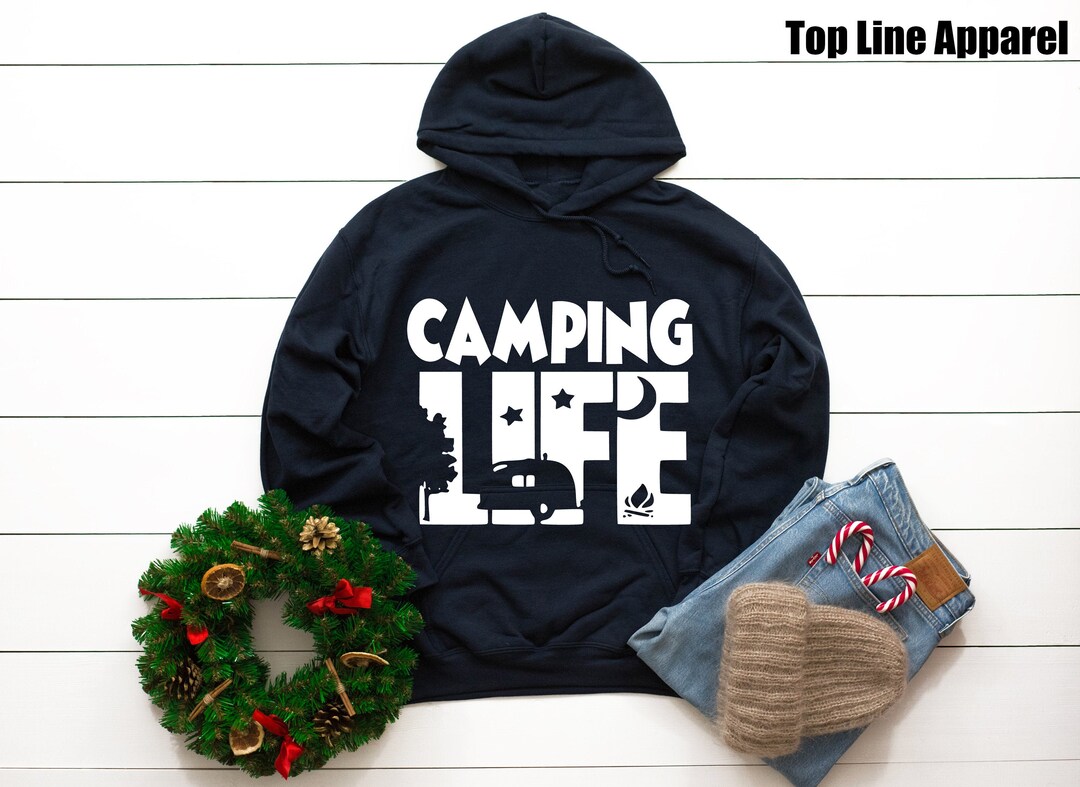 Camp Life Hoodie, Camping Life Shirts, Summer Camp Vacation Shirts ...