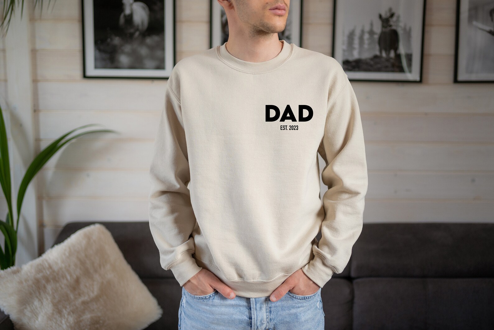 Custom Dad Est Sweatshirt Hoodie,personalized Christmas Gift for Dad ...