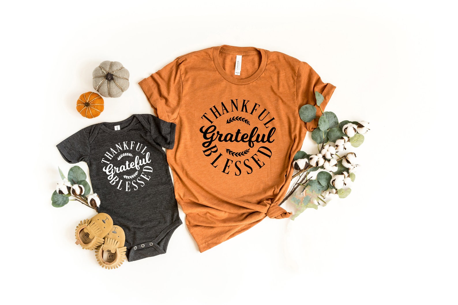 Thankful Grateful Blessed Shirt, Women's Fall Shirt, Thanksgiving Shirt ...