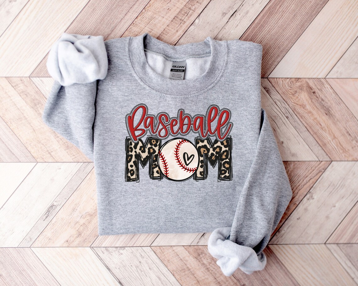 Baseball Mom Sweatshirt, Baseball Game Day Shirt, Sports Mom Shirt ...