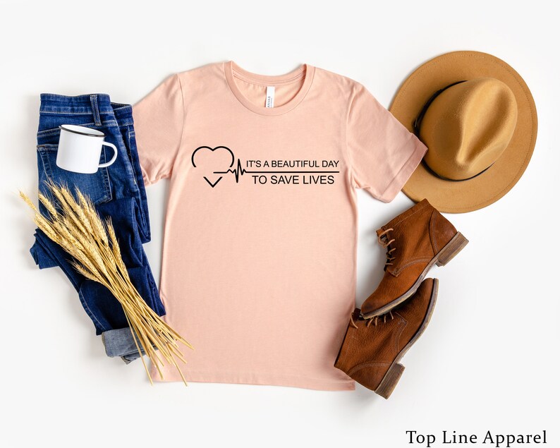 It's a Beautiful Day to Save Lives Shirt,nurse Shirt, Nursing Gift ...