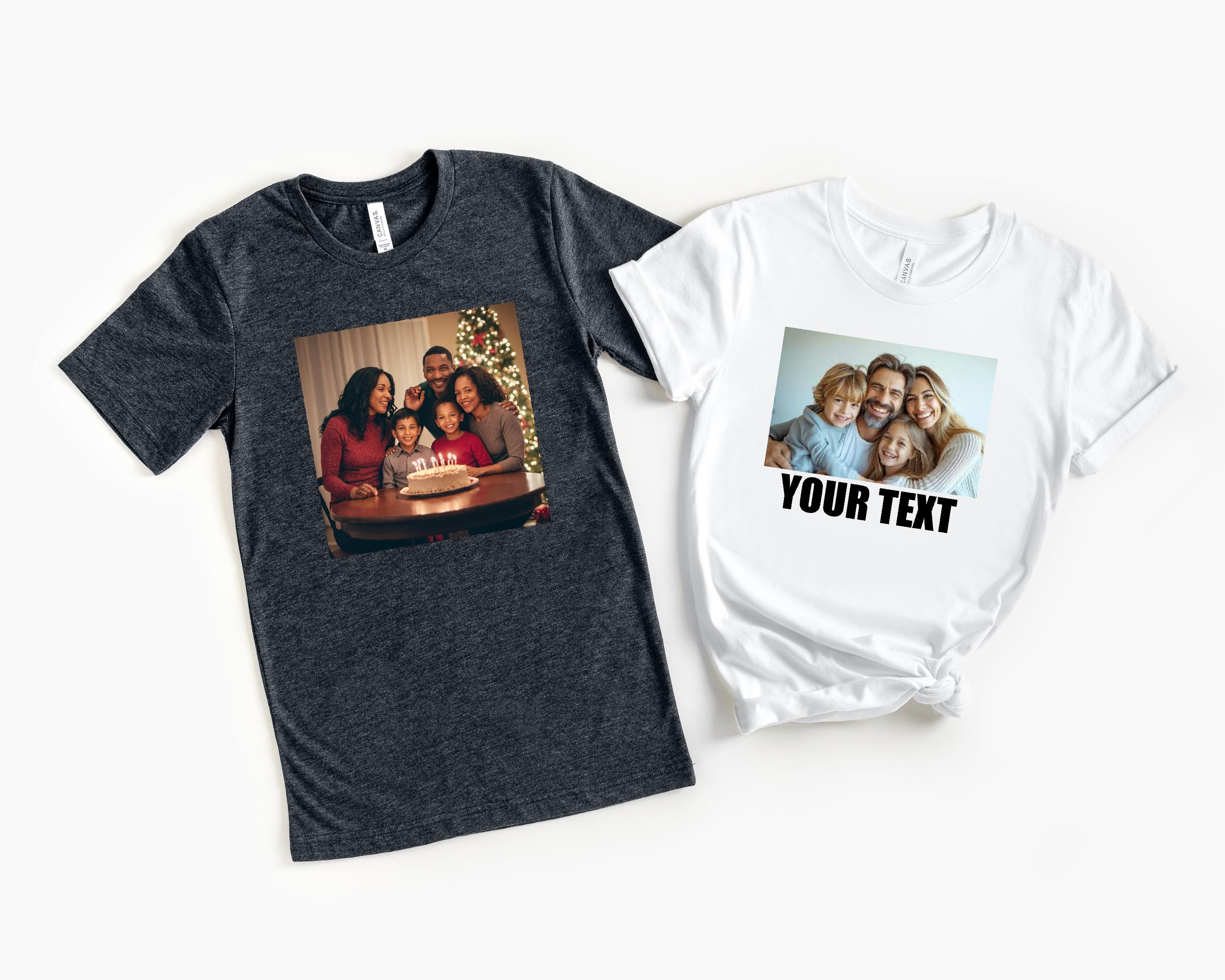 Custom Photo Shirt, Personalized Picture T-shirt, Custom Graphic Tee ...
