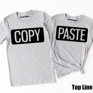 Copy Paste Shirts,dad and Son Matching Shirt,copy Paste Fathers Day ...