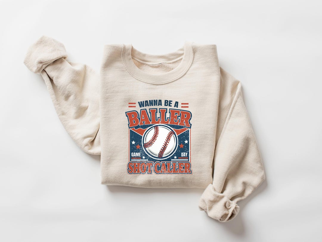 Wanna Be a Baller Shot Caller Shirt, Retro Baseball Shirt, Baseball Boy ...
