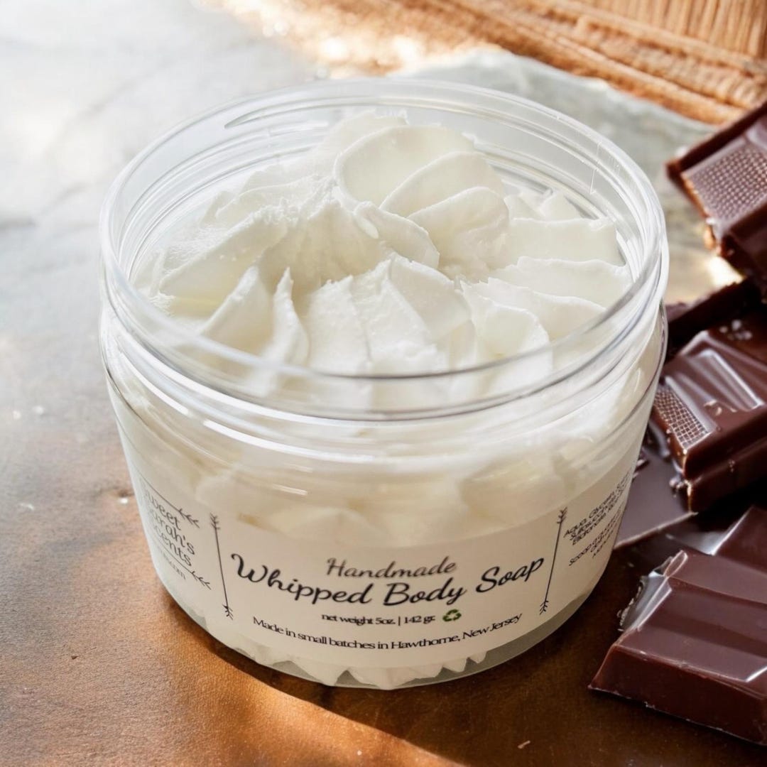 Soap, Chocolate Scented Whipped Soap, Bath Soap, Body Wash, Shaving ...