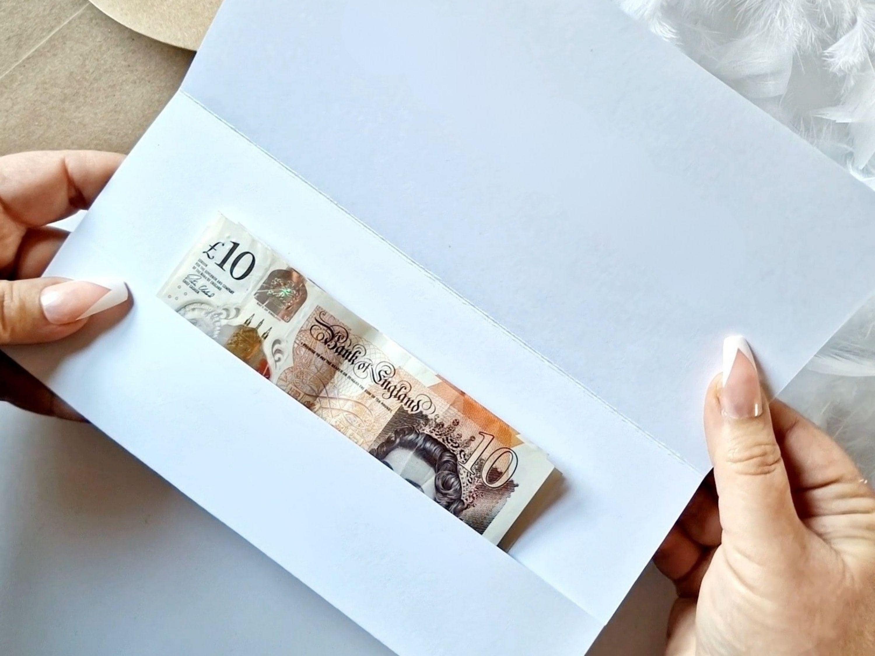 Wedding Money Wallet Card, Personalised Wedding Wallet, Cash Gift ...
