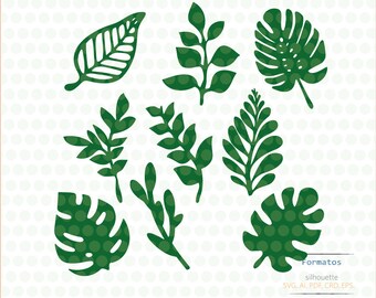 Paper Leaves, SVG, Cut Files, Leaf Templates, Instant Download, Cut ...