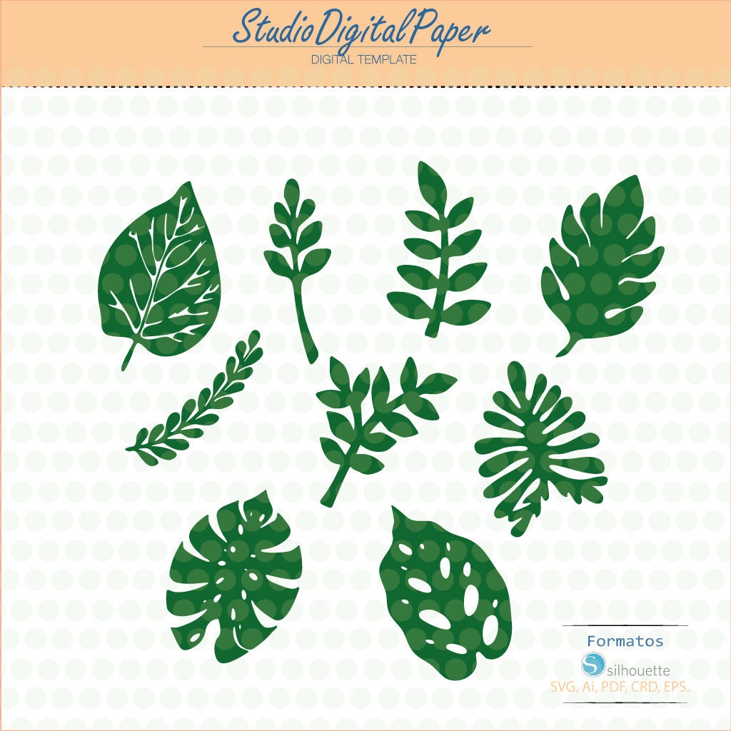Paper Leaves, SVG, Cut Files, Leaf Templates, Instant Download, Cut ...