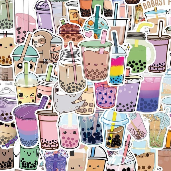 Bubble Tea Stickers - Etsy Australia