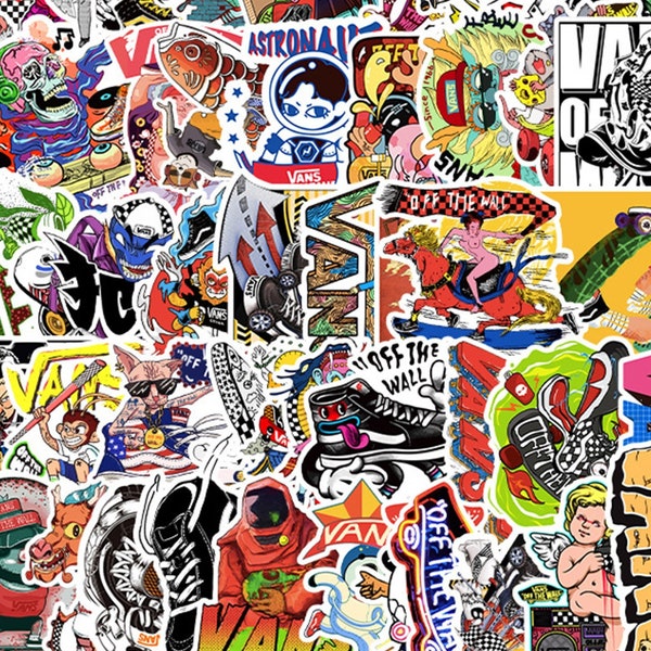 Vans Shoe Sticker - Etsy