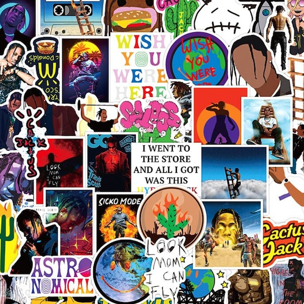 Travis Scott Stickers - Etsy