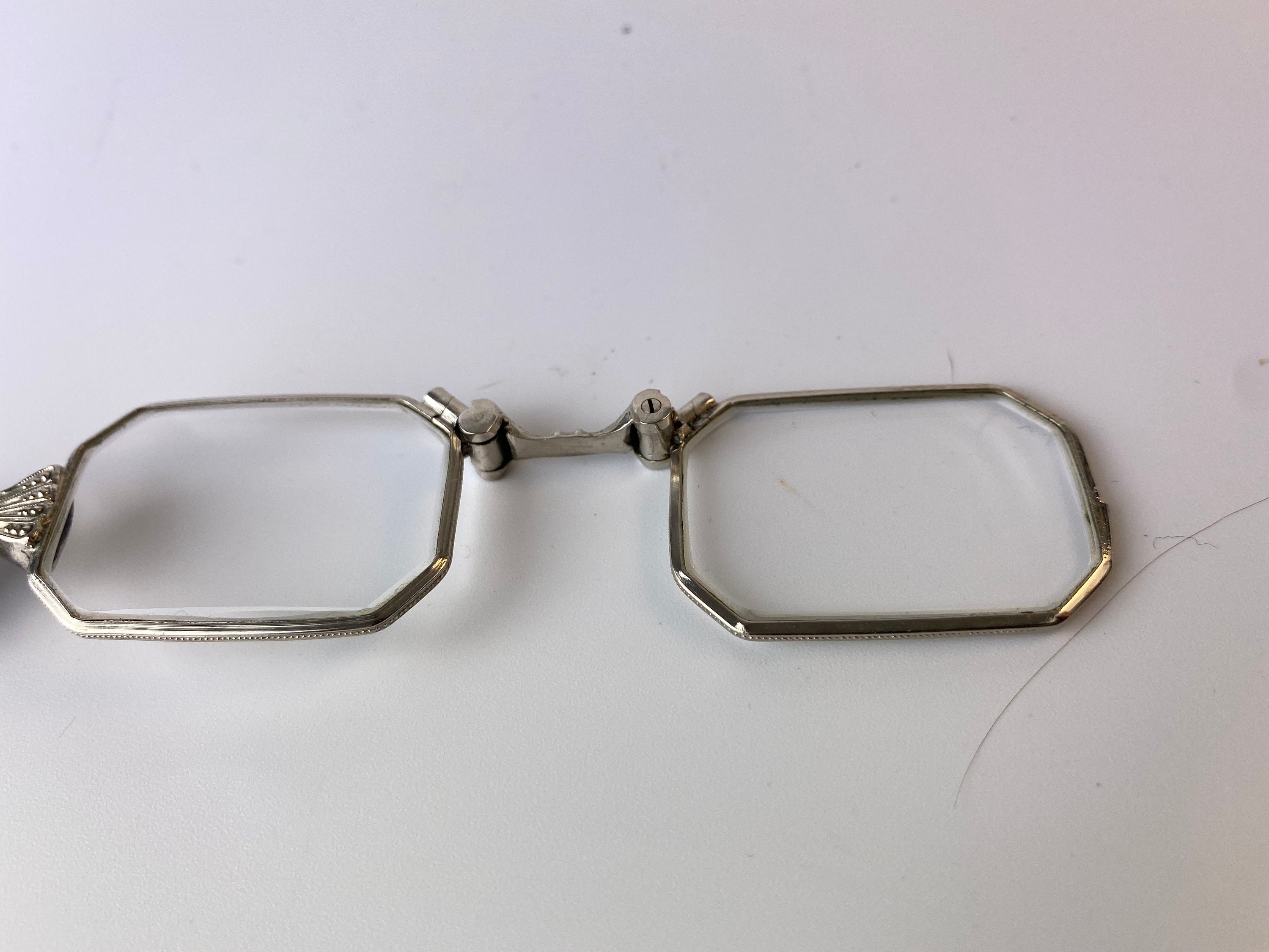 Vintage Folding Broach Lorgnette Reading Glasses - Etsy