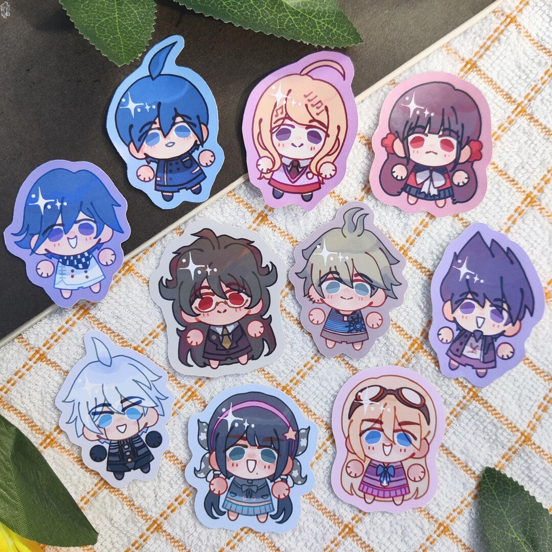 DANGANRONPA V3 Silly Character Sticker Skrunkly Shuichi, Kaede, Maki ...