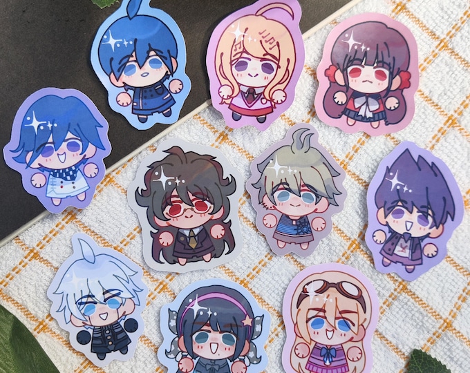 DANGANRONPA V3 Silly Character Sticker Skrunkly Shuichi, Kaede, Maki ...