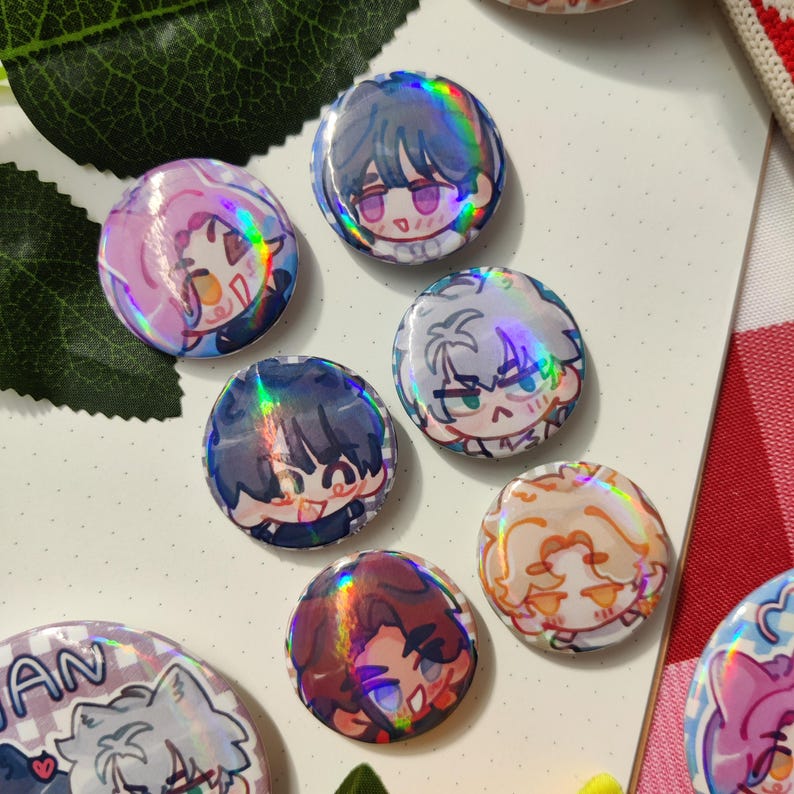 ALIEN STAGE Silly Character BADGE 32mm Skrunkly Till, Ivan, Mizi, Sua ...