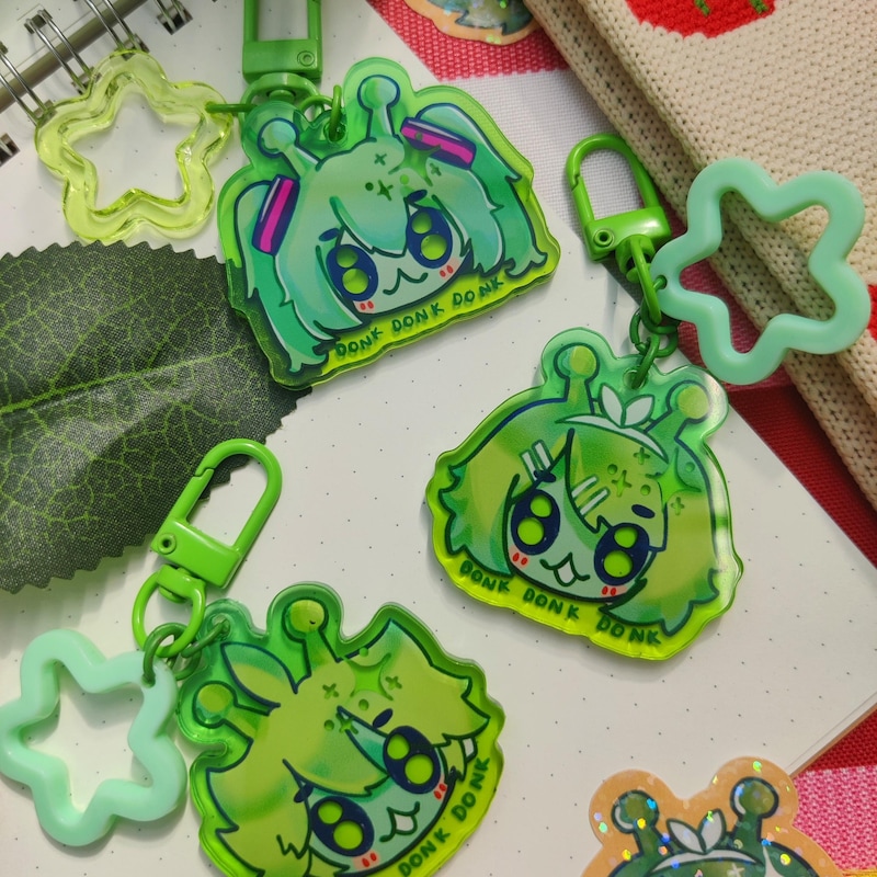 Miku Ita Bag Keychain - Etsy Canada