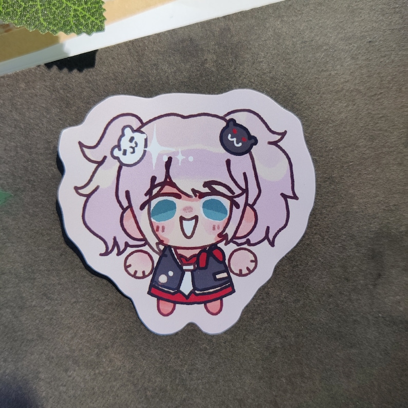 DANGANRONPA Silly Character Sticker Skrunkly Makoto, Kyoko, Byakuya ...