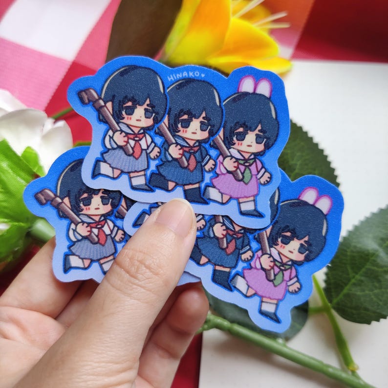 Silent Hill F: Hinako Shimizu, Character Sticker, Glitter Film, Vinyl ...