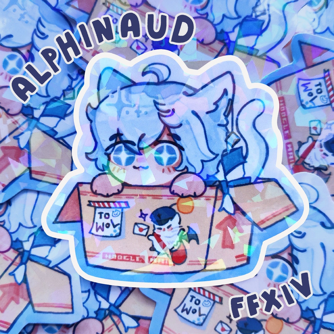 FFXIV Alphinaud Leveilleur Holographic Sticker, Final Fantasy 14, Scion ...