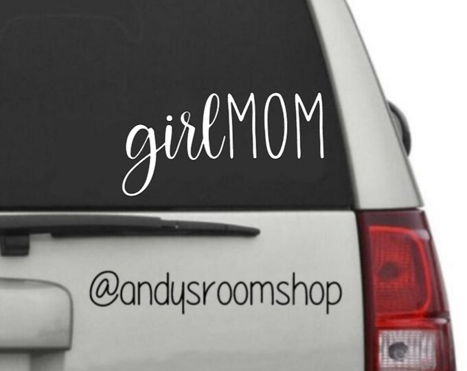 Girl Mom, Mama, Car Decal, Mom Life, Mom Car, Mom Van, Minivan, Mom Gift, Mother's Day, Mom ...