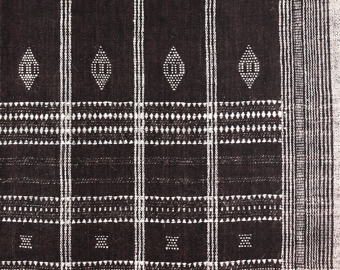 Brown Woven Wool Throw Blanket - Etsy