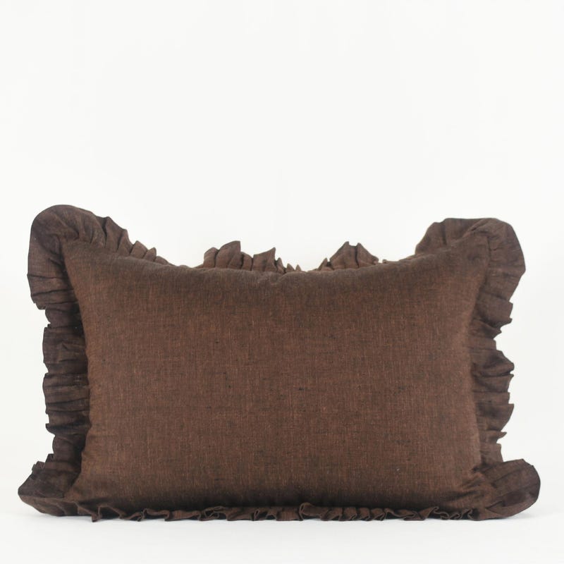 Ruffle Pillow - Etsy