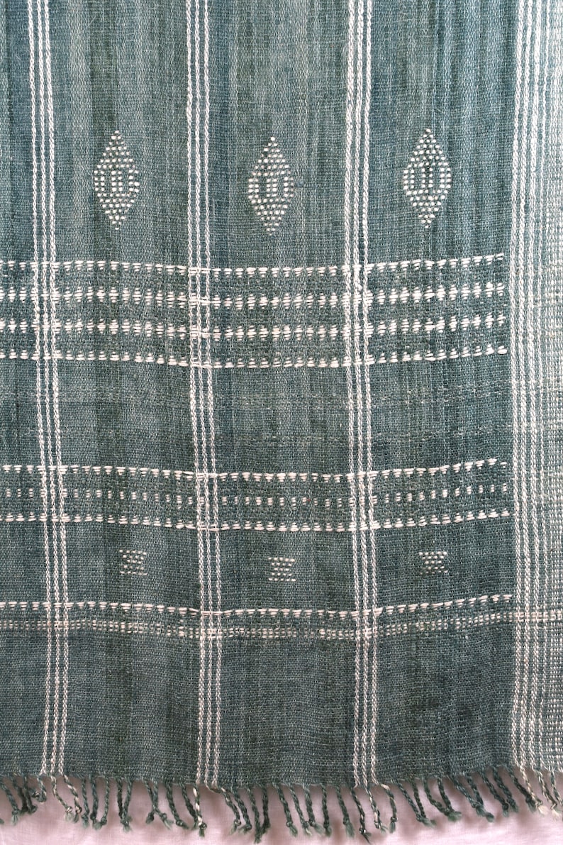 Neel Seafoam Green Throw Blanket | Etsy