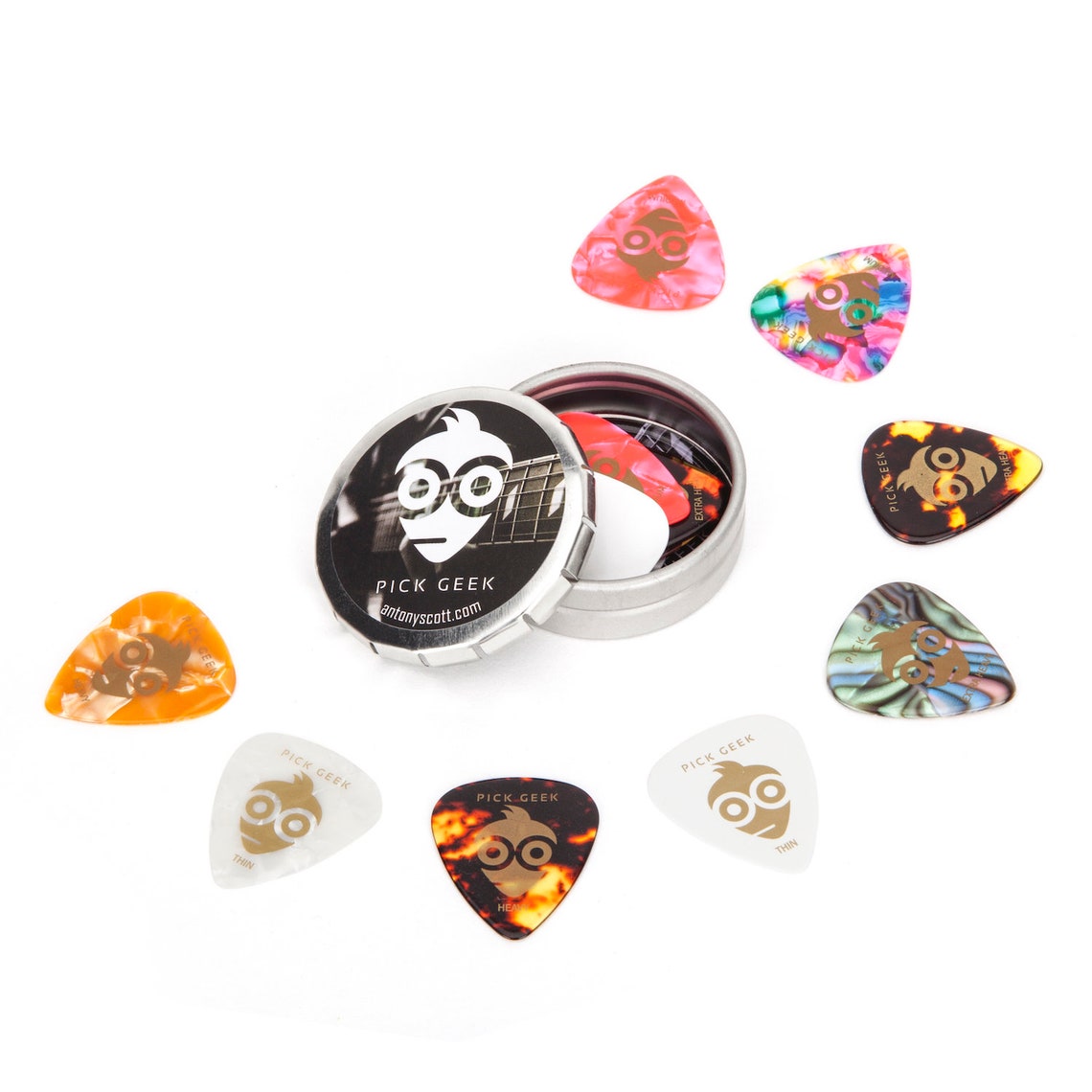 Pick Geek Cube Guitar Pick Set Combining 2 X Pick Geek - Etsy UK