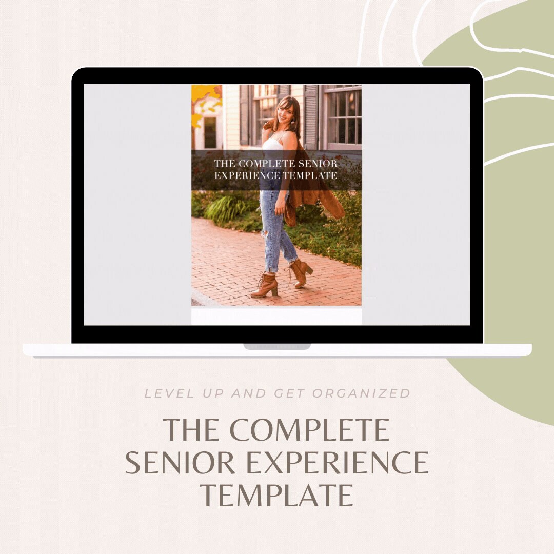 Complete Senior Experience Template - Etsy