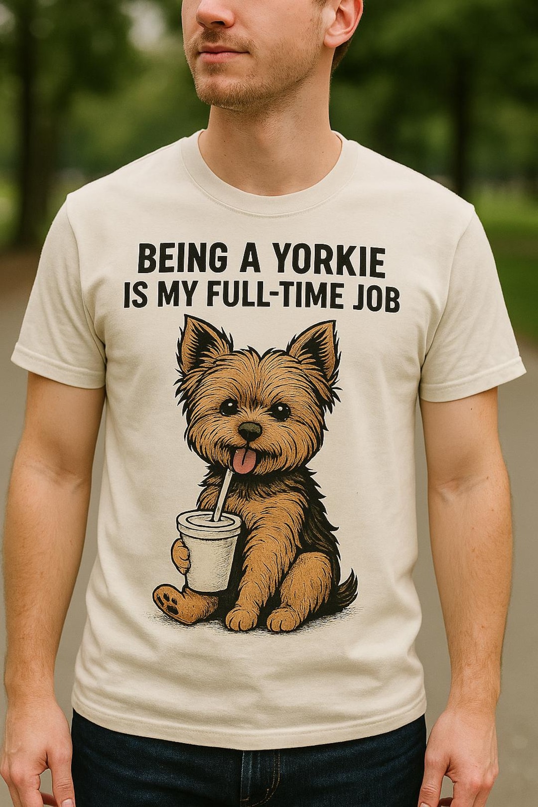 Yorkie Meme T-shirt Design, Fun Dog Poster (digital File) - Etsy
