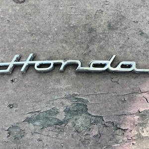 Vintage Honda Emblem Honda Dash Emblem Trunk Jdm Emblem Dash Plaque - Etsy