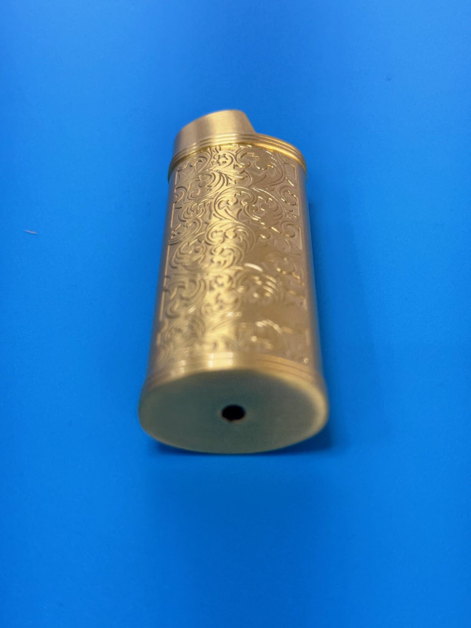 Gold Zinc Alloy Lighter Cover - Floral Carved Design - Etsy