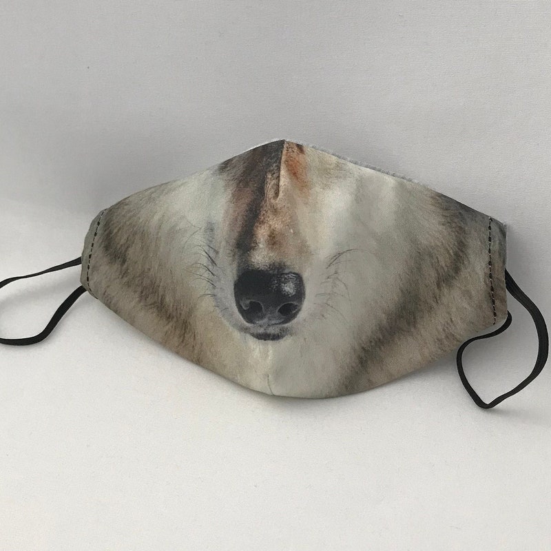 Wolf Face Mask - Etsy