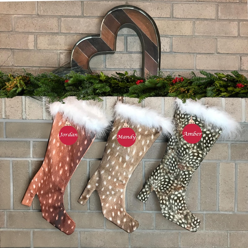 Cowboy Boot Stocking - Etsy
