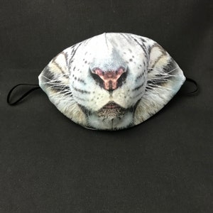 Tiger Face Mask Costume for Kids and Adults, Realistic, Yellow Orange ...