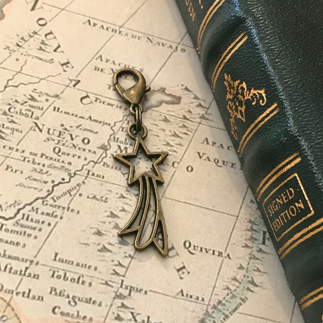 Shooting Star Clip on Charms Keychain Gift, Comet Purse Zipper Pull ...