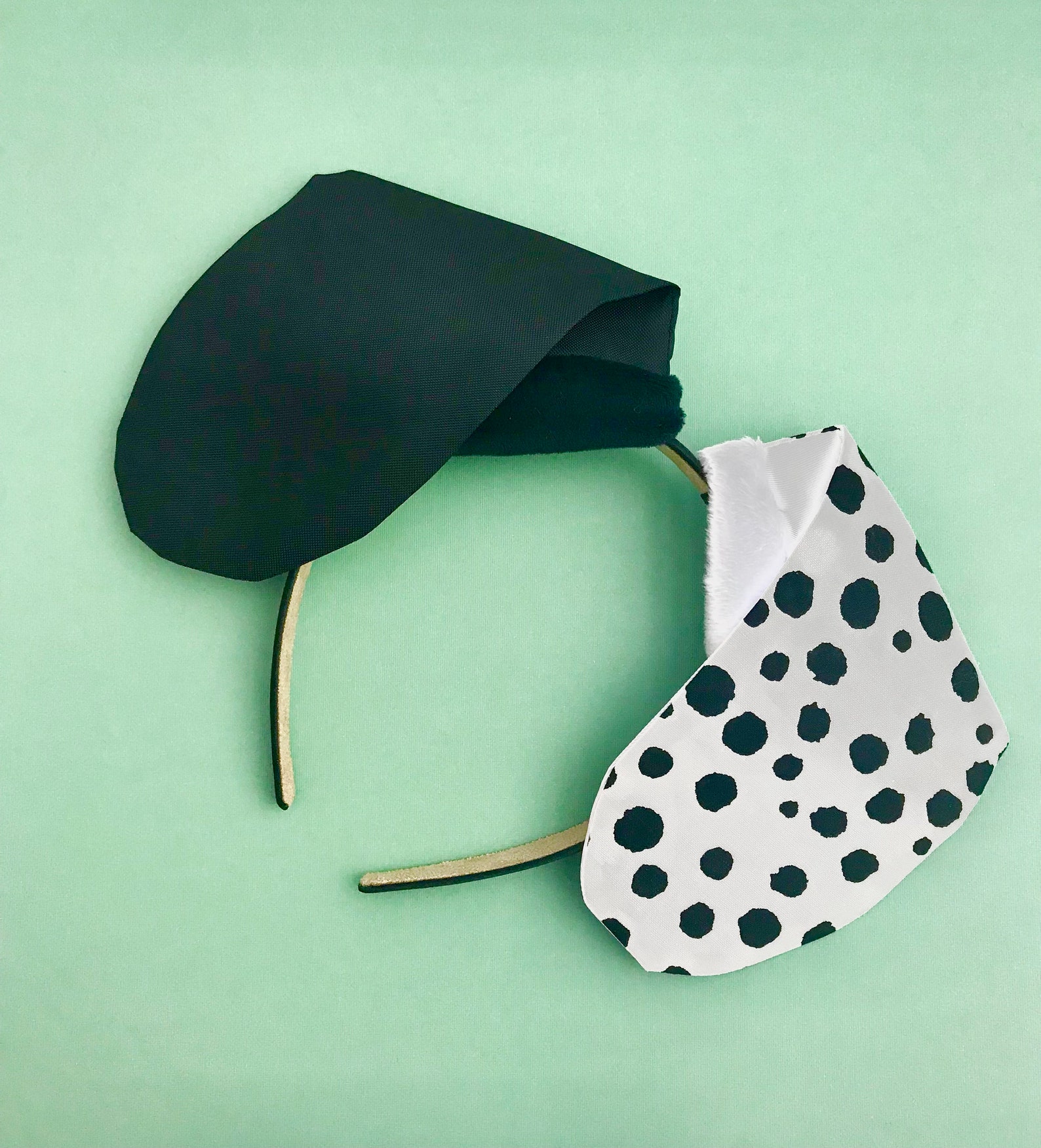 Dalmatian Patch Eye Mask and or Ears Headband, 101 Days of School ...