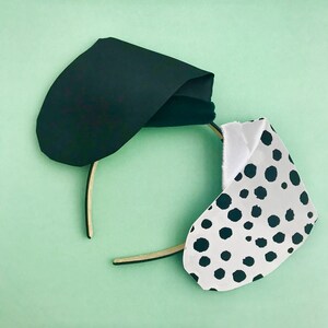 Dalmatian Patch Eye Mask and or Ears Headband, 101 Days of School ...