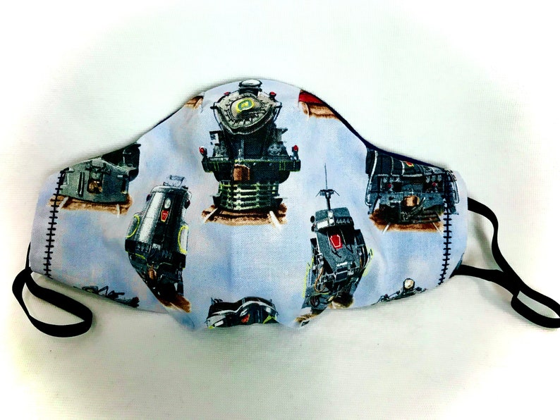 Train Face Mask Kids and Adults With Nose Wire Bridge - Etsy