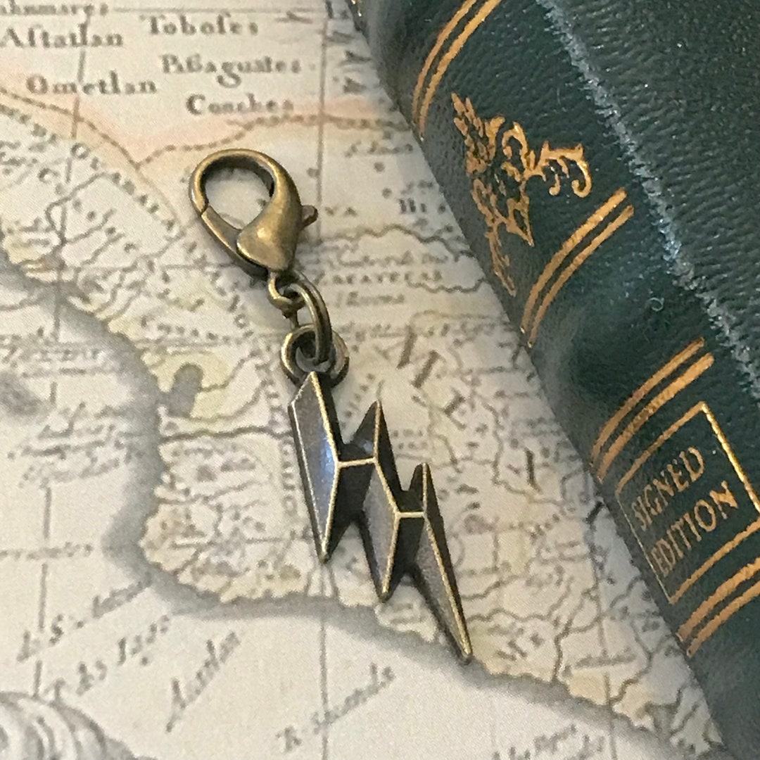 Tiny Lightning Bolt Clip on Charms Electrician Keychain Gift, Purse ...